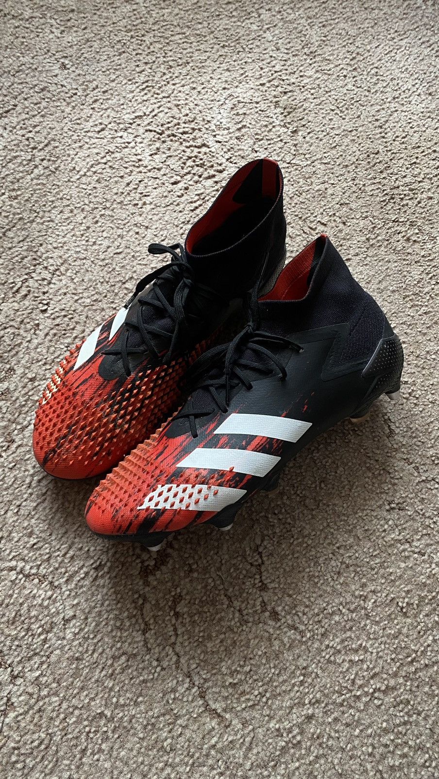 Adidas Adidas Predator Mutator 20.1 SG elite black soccer cleats | Grailed