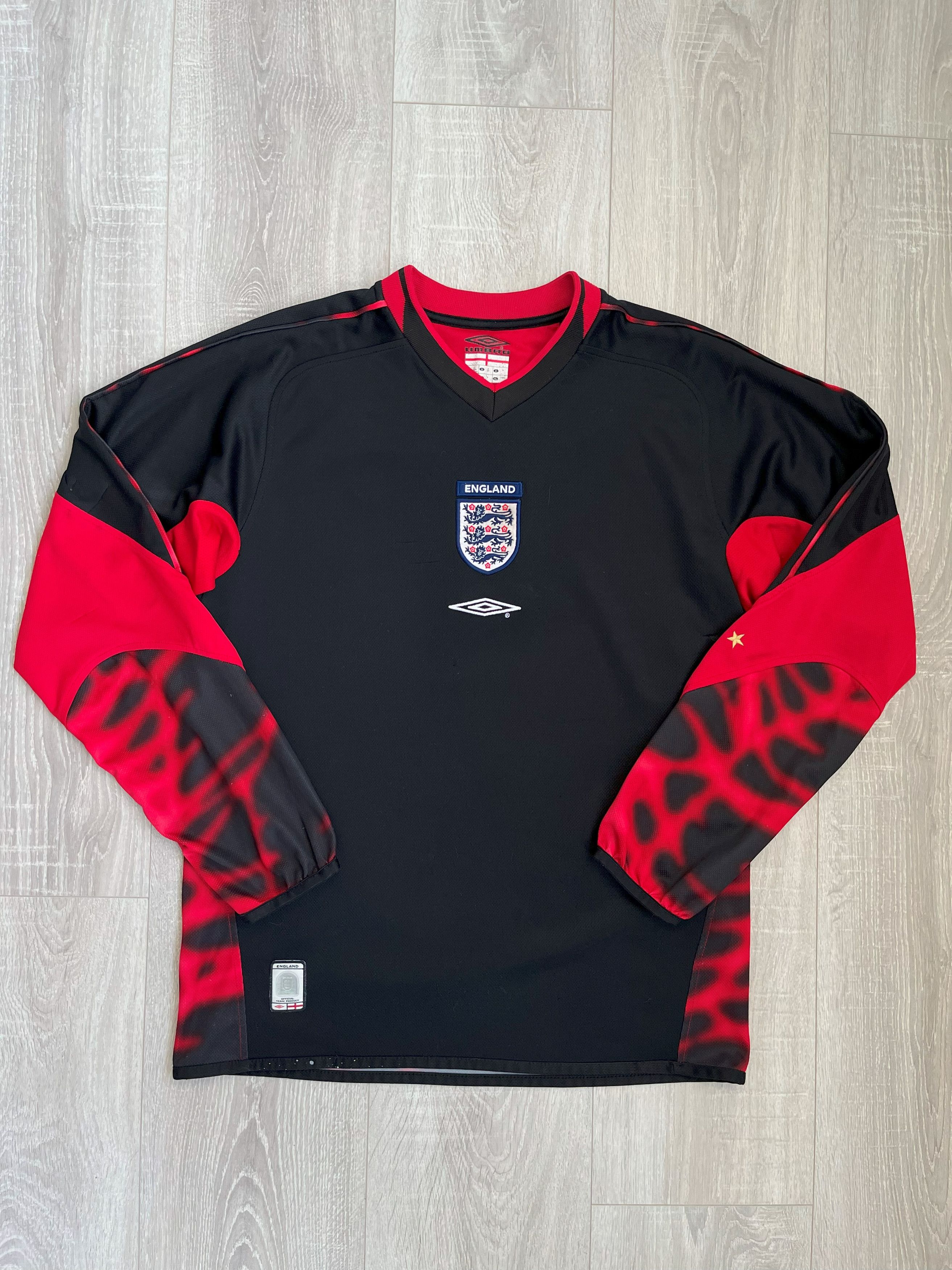 Soccer Jersey × Umbro × Vintage Vintage Umbro England Goalkeeper Jersey ...