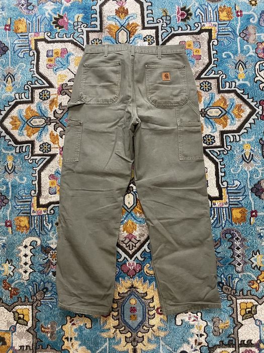 Carhartt Green double knees | Grailed