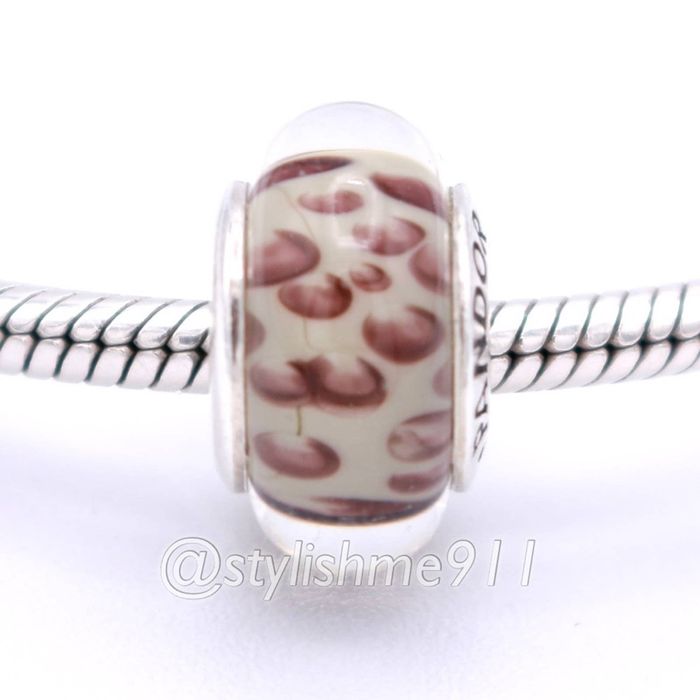 pandora Authentic Pandora Snow Leopard Murano Charm | Grailed