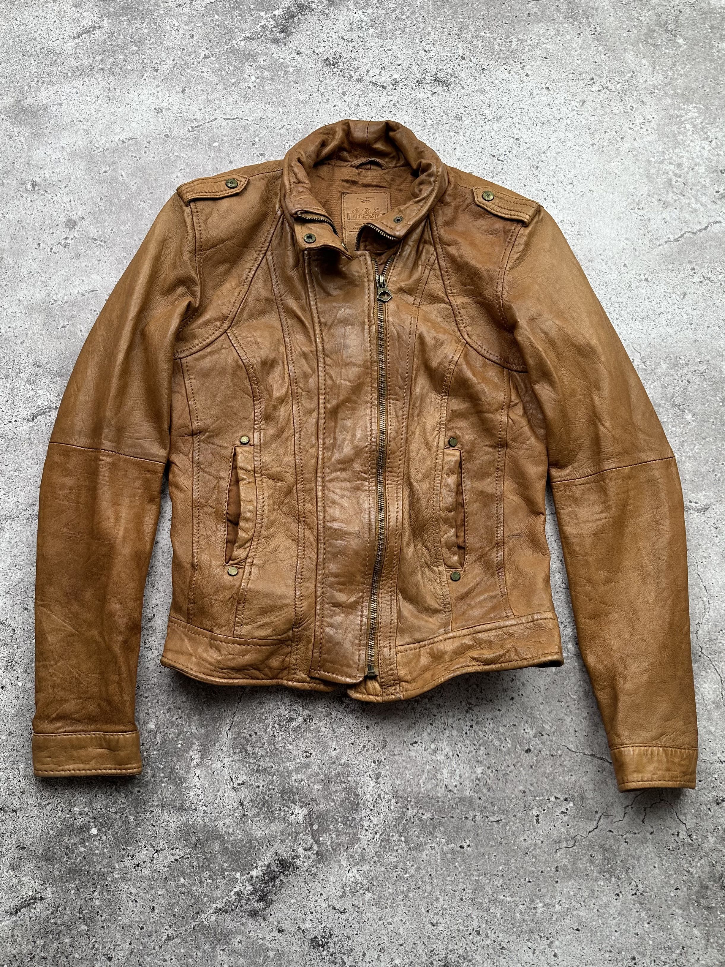 Avant Garde × Japanese Brand × Leather Jacket Vintage Leather Jacket ...