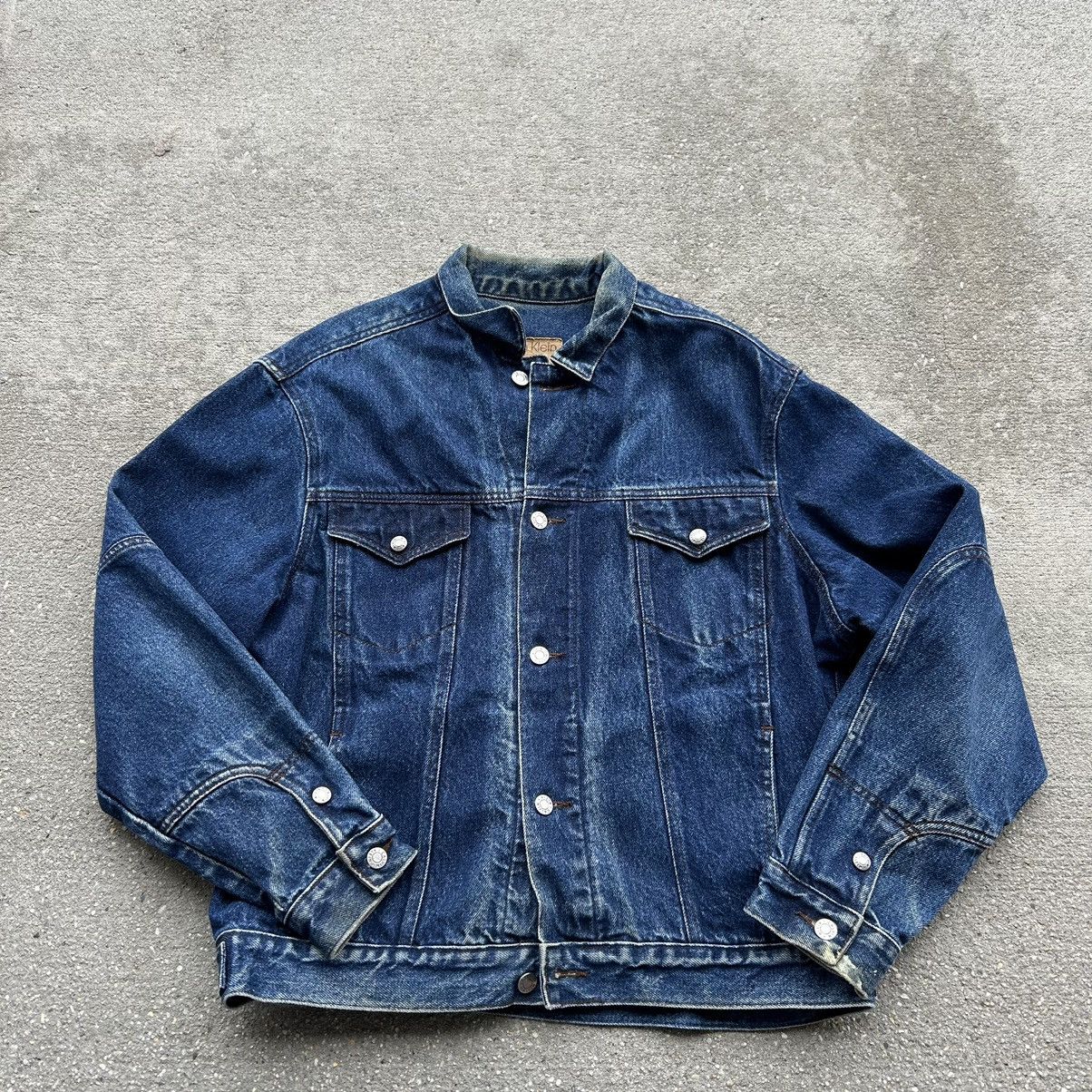 Calvin Klein 80s calvin klein stonewash two pocket denim jacket | Grailed
