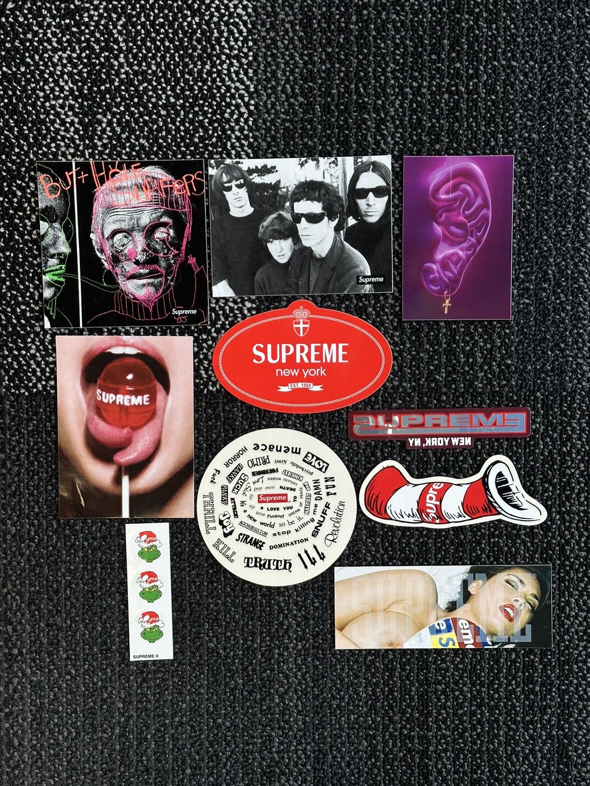 Supreme 10x Supreme Stickers Lot | Grailed