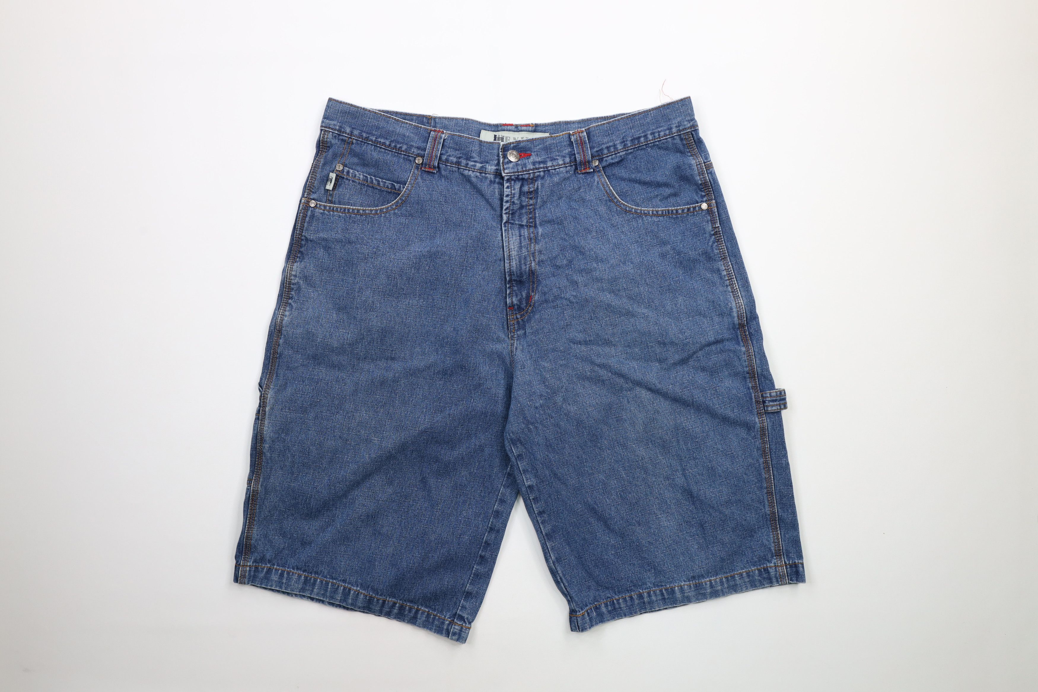 Vintage Vintage 90s Streetwear Big Pocket Denim Jean Shorts Jorts | Grailed