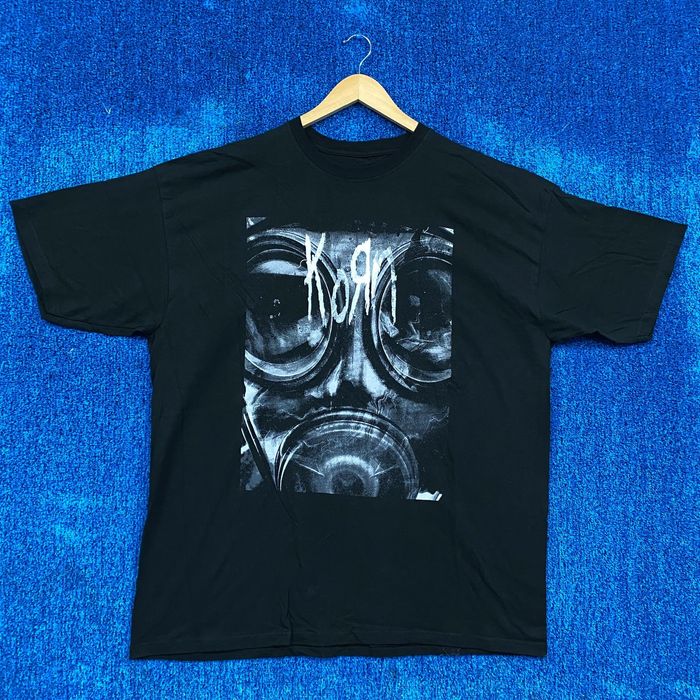 Very Rare Korn Gas Mask Tour Poster Heavy Metal Tee O/S | Grailed