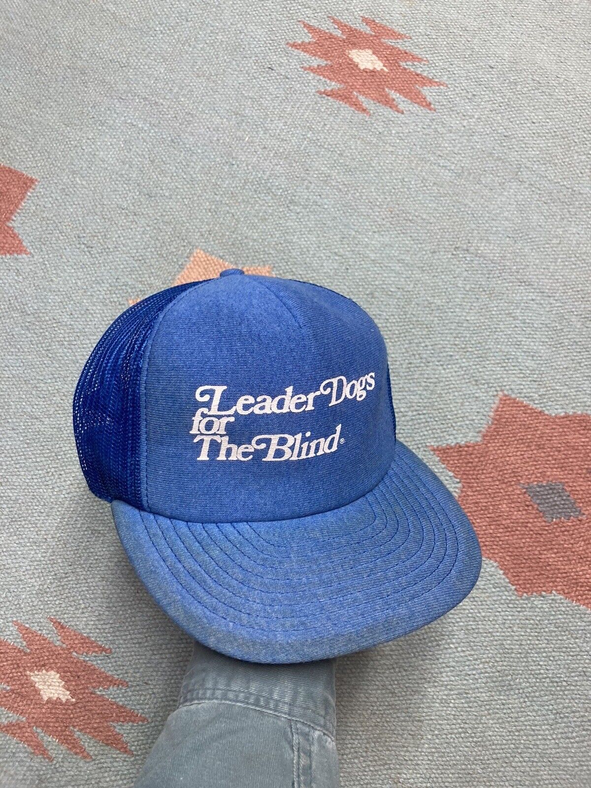 Vintage Vintage trucker hat leader dogs for the blind screen stars ...