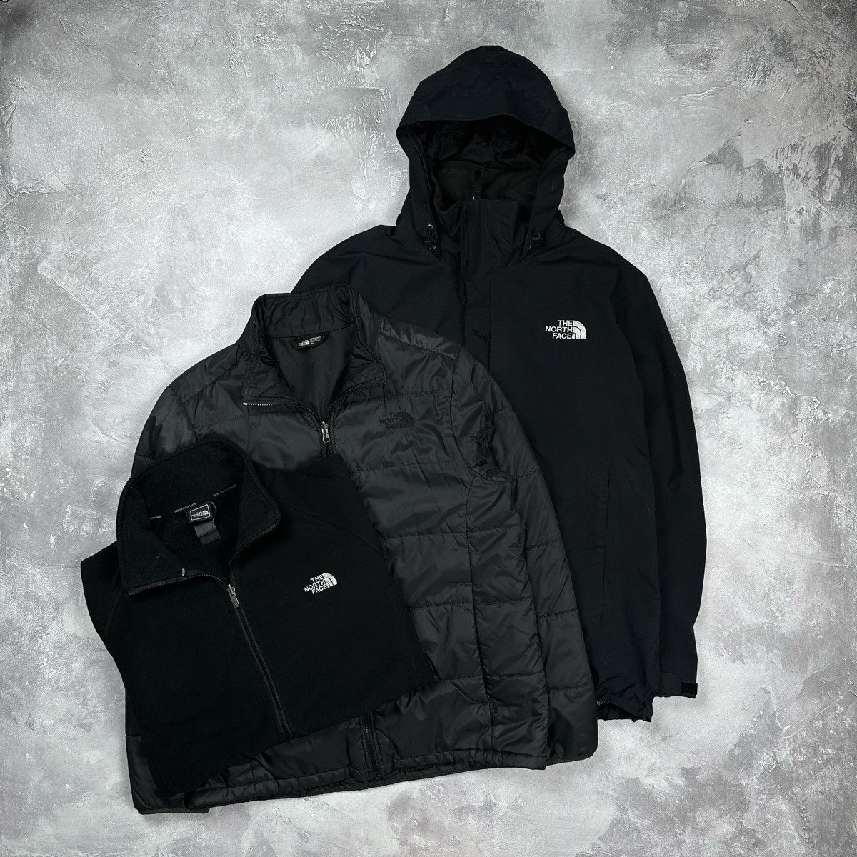 The North Face Men's The North Face HyVent 3 in 1 Jacket Fleece Size L ...