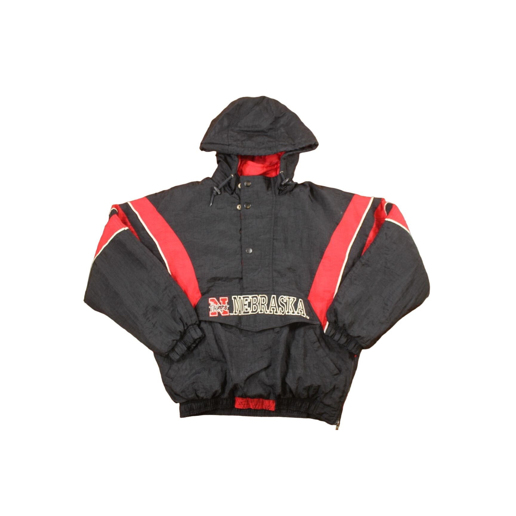 Pro Line Vintage Pro Line NFL Starter Nebraska Jacket Black/Red Size ...