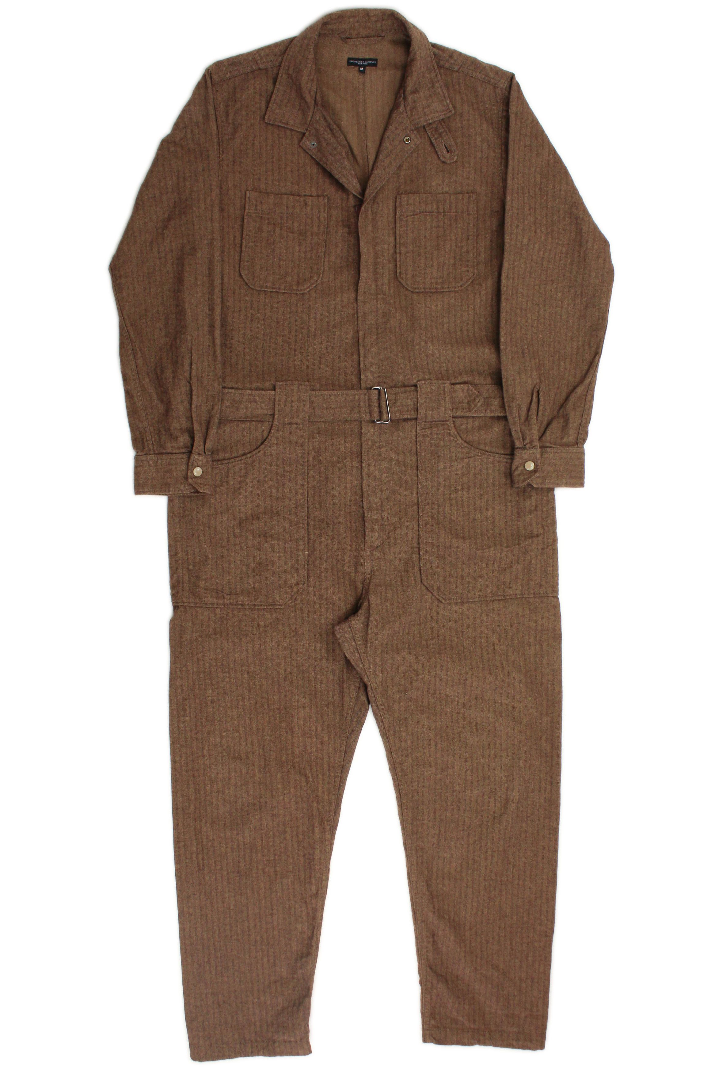 Engineered Garments F/W 18 Cotton Herringbone Flannel Boiler Suit ...