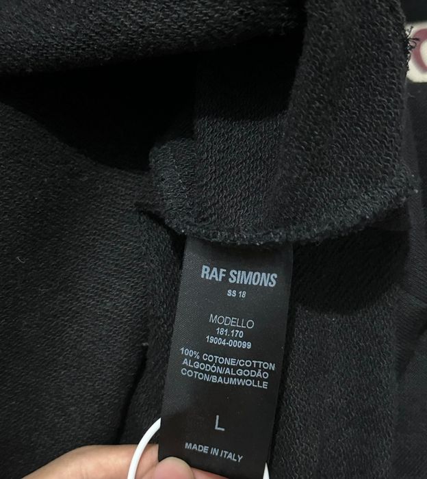 Raf Simons rafsimoms 18ss pulse patchwork hoodie | Grailed