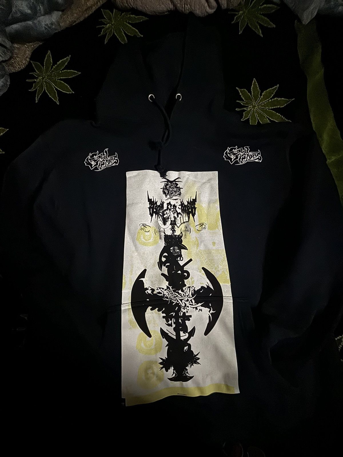 Streetwear DRAIN GANG x SAD BOYS BLADEE MERCH HOODIE FROM SHOW | Grailed