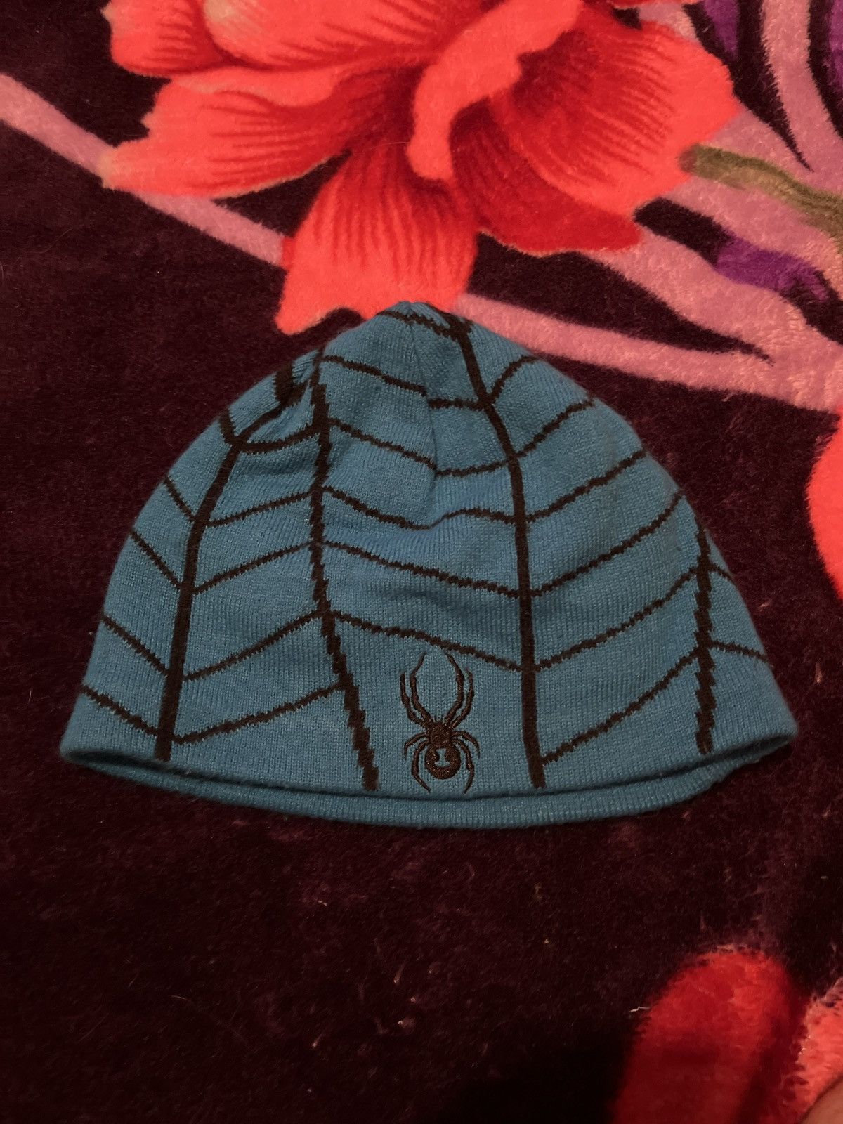 Avant Garde × Spyder × Streetwear Blue spyder web beanie | Grailed