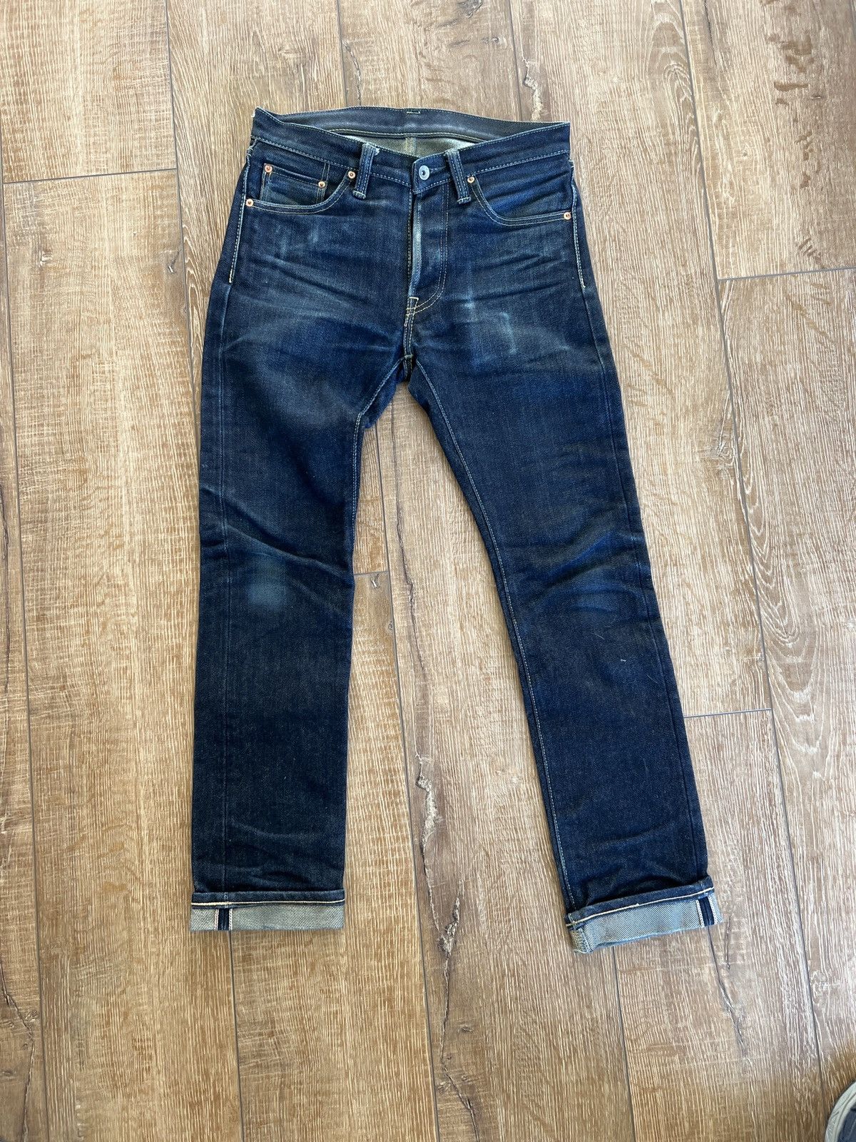 Iron Heart Iron Heart 555 slim fit in 21oz selvedge | Grailed