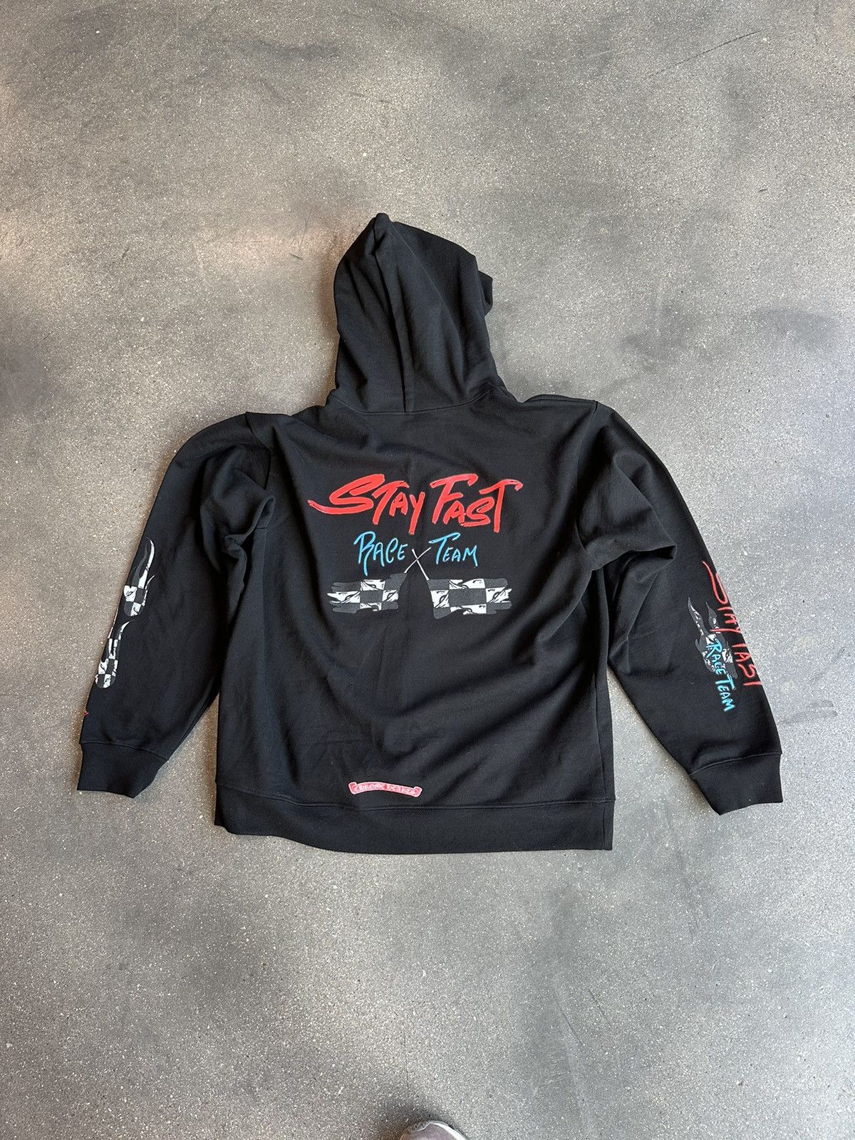 Chrome Hearts Chrome Hearts Matty Boy Stay Fast Hoodie Black | Grailed