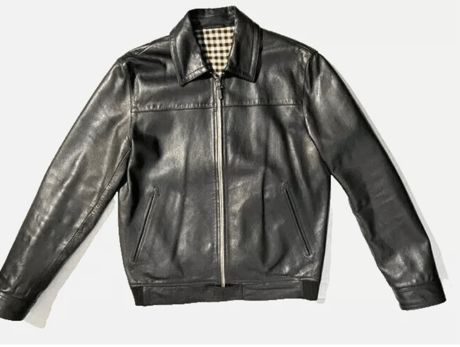 Alfred Dunhill DUNHILL London Mens Leather Bomber Jacket $5195 Mr ...