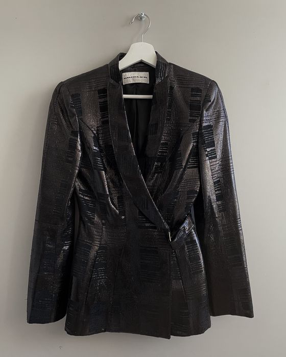 Thierry Mugler Thierry Mugler Late 90s Shiny Blazer | Grailed