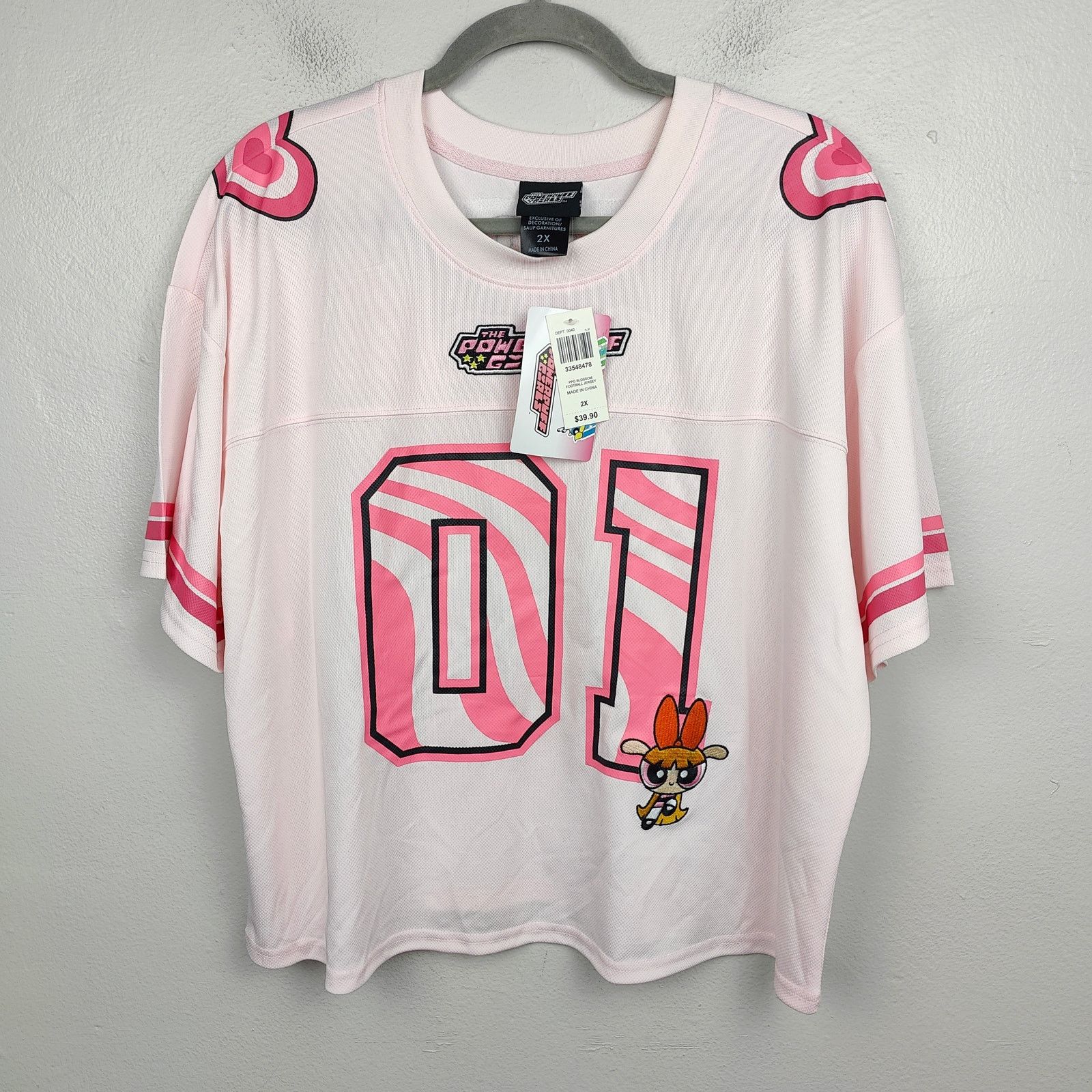 Other The Powerpuff Girls Blossom Cropped Football Jersey | Grailed