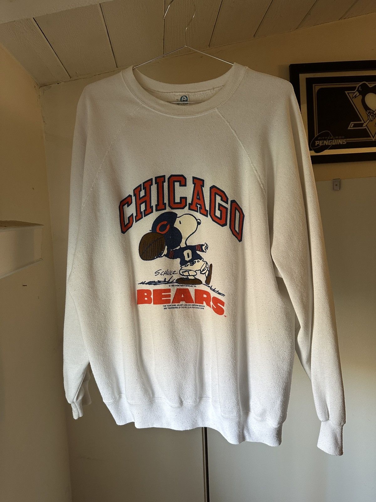 NFL × Peanuts × Vintage Chicago Bears vintage snoopy peanuts sweat shirt | Grailed