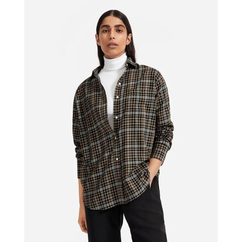 Everlane New The Lightweight Flannel Oversized Shirt | Grailed
