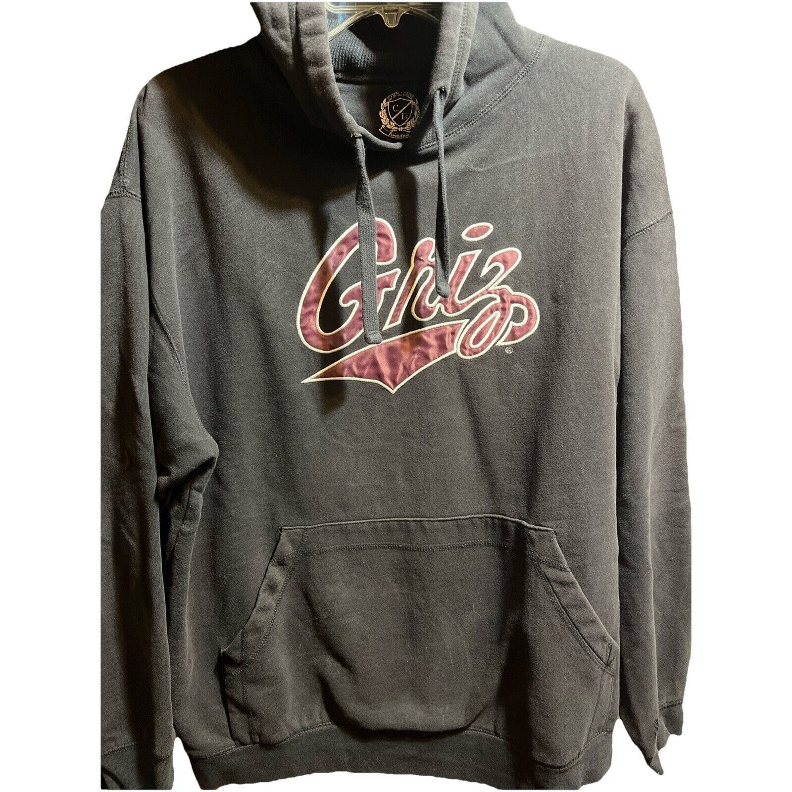 The Unbranded Brand Vintage Montana Griz Mens L Black LS Hoodie ...
