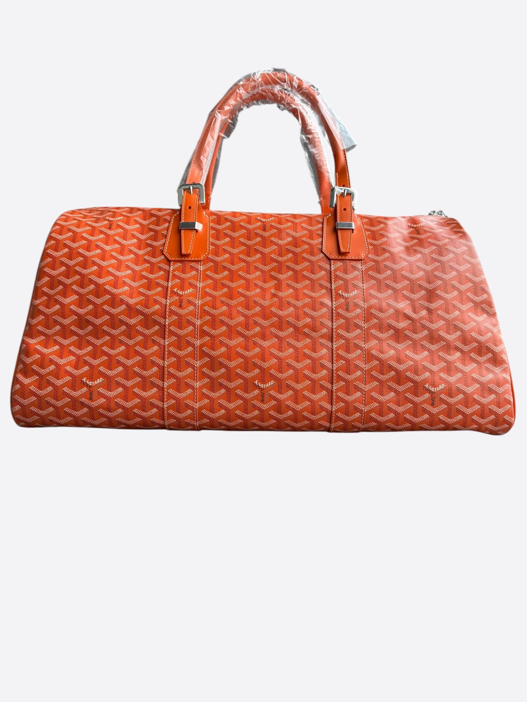 Goyard Goyard Orange Boston 50 Duffel Bag | Grailed