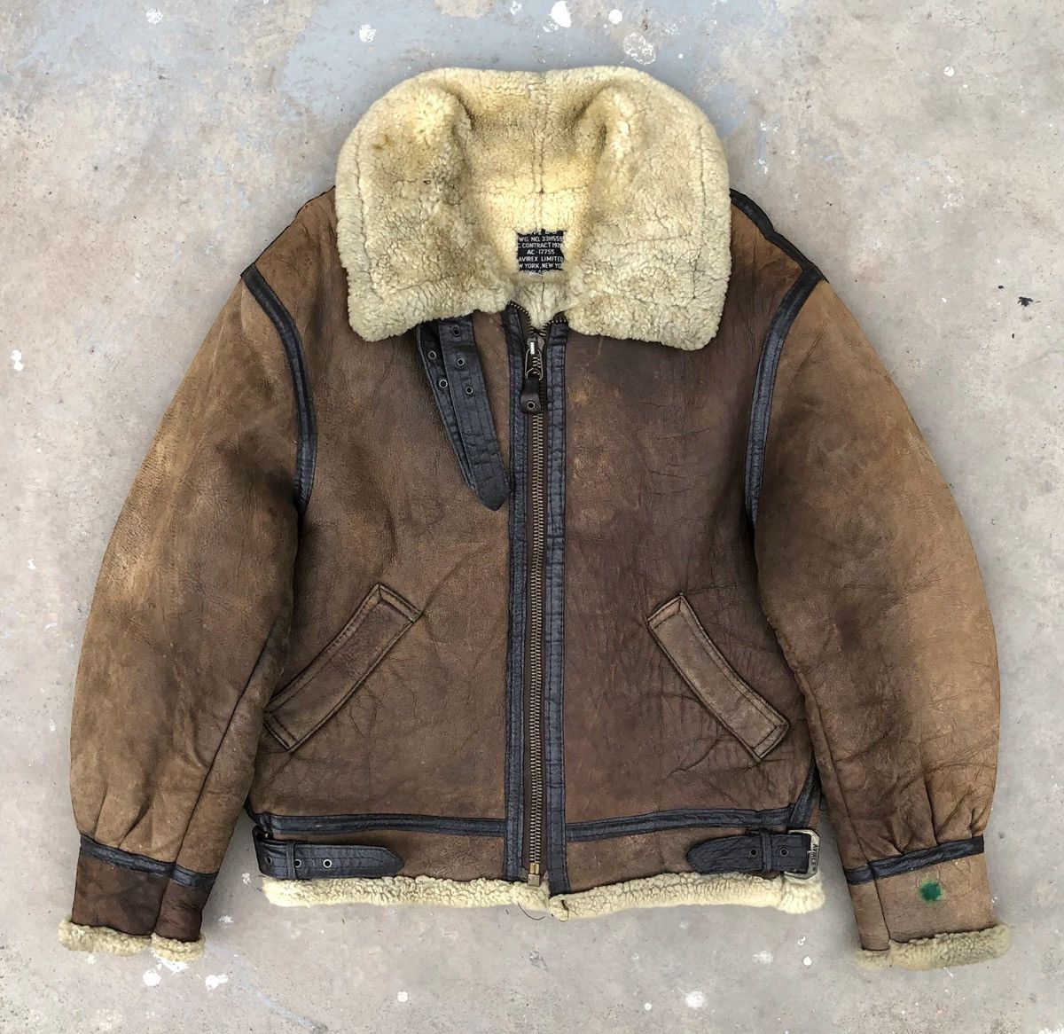 Avirex × B 3 × Vintage Vintage Avirex US Army Air Force Sheepskin TYPE ...