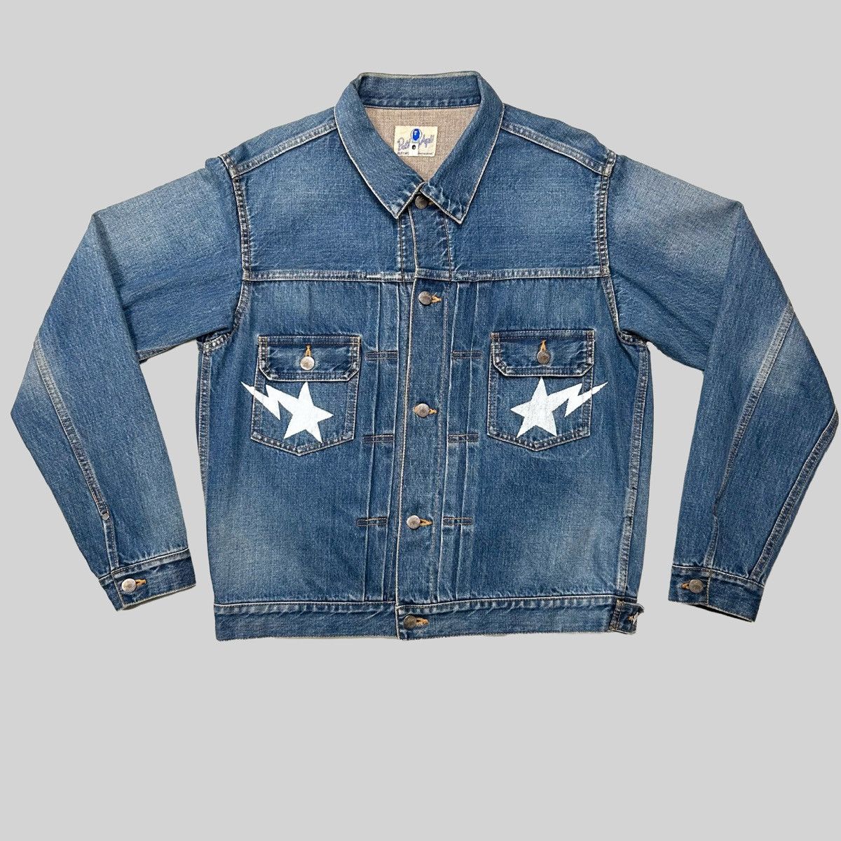 Bape Bape OG Sta Denim Jacket | Grailed