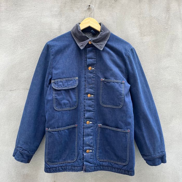 Vintage 80’s Wrangler Denim Chore Work Jacket | Grailed