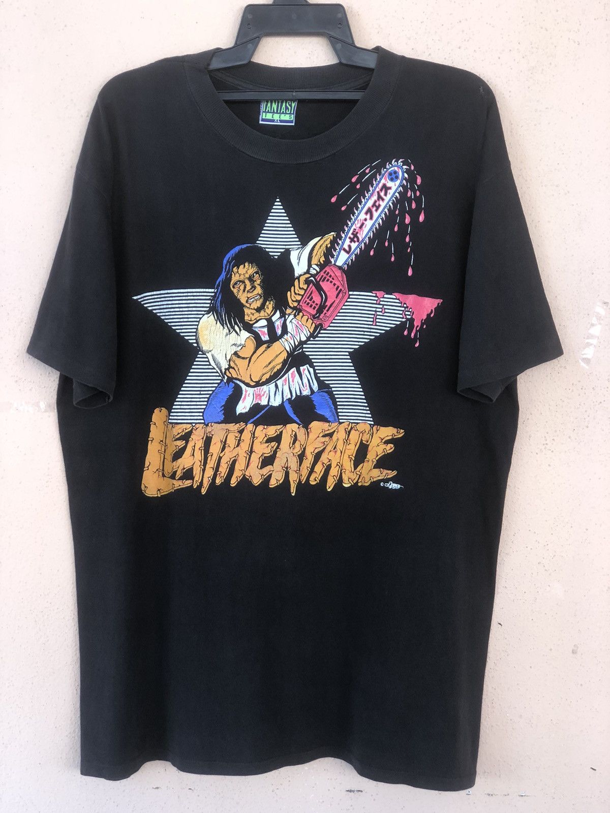 Vintage × WCW/nWo × WWF Vintage 90s LEATHERFACE Wrestling Tee | Grailed