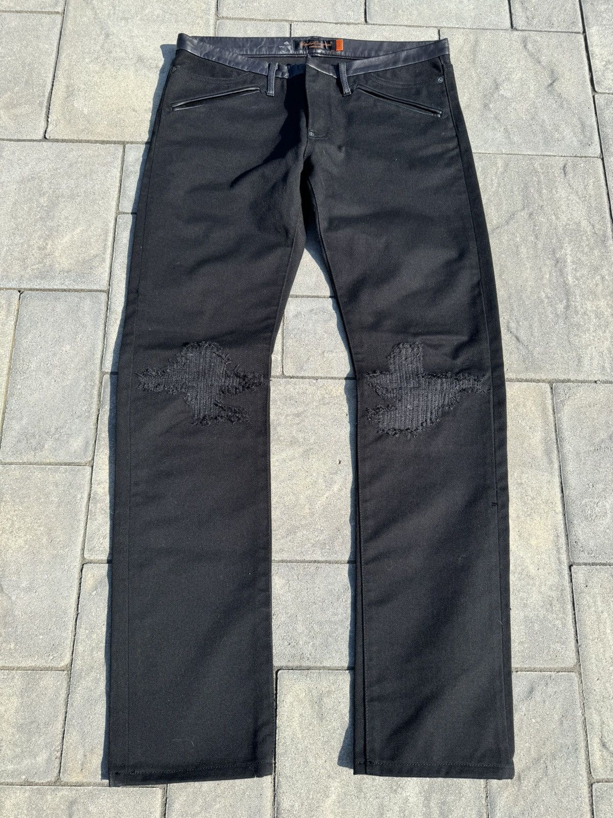 Undercover AW05 Undercover Leather Cummerbund Denim | Grailed