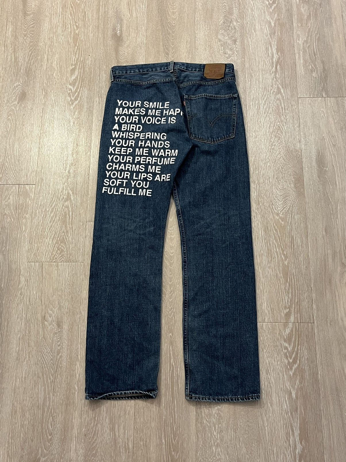 Junya Watanabe ss01 Poem Denim | Grailed