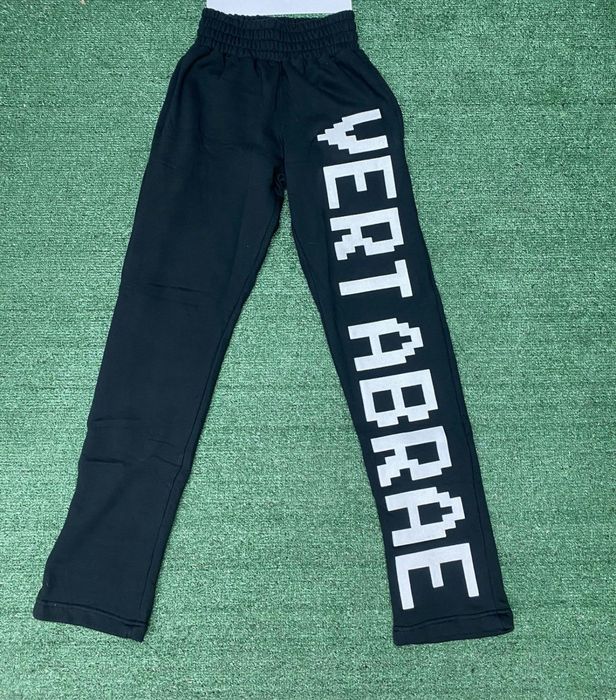 Vertabrae Vertebrae Sweatpants Black/White | Grailed