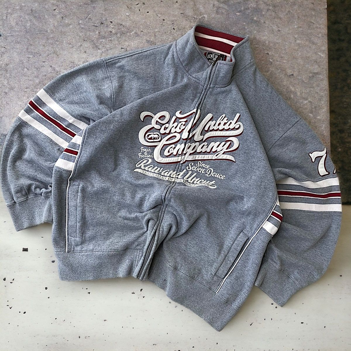 Ecko Unltd. × Southpole × Vintage Ecko Unltd Graffiti Spellout Zip Up Tracksuit Jacket Y2K 00s ...