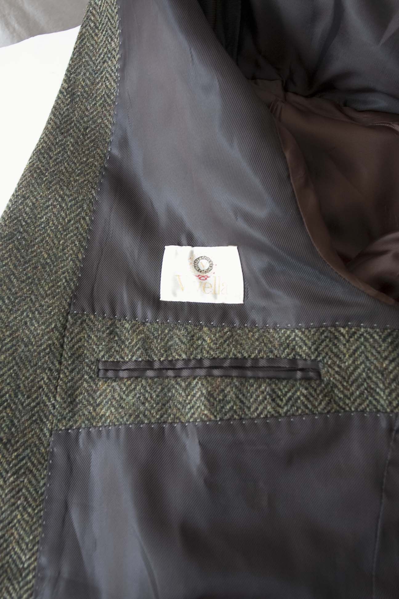 Vintage Viyella Jacket Sport Coat Herringbone Size 46R Wool | Grailed