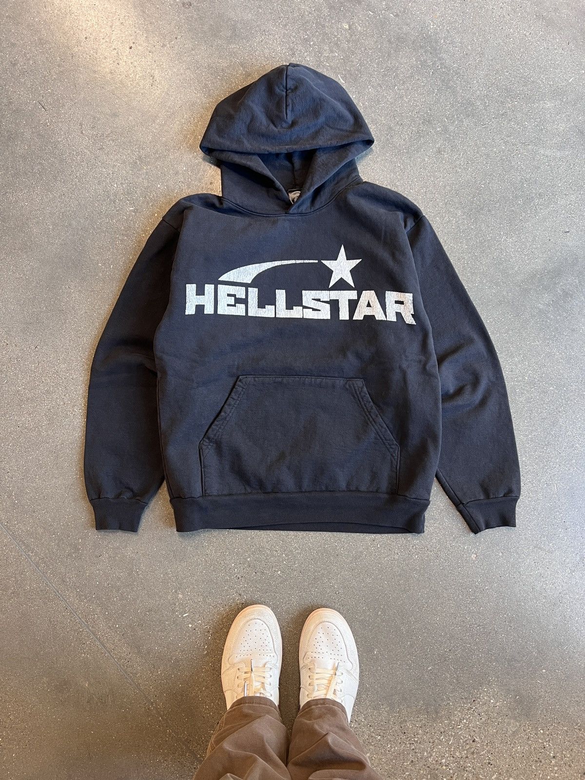 HELLSTAR Hellstar Basic Logo Hoodie Black | Grailed