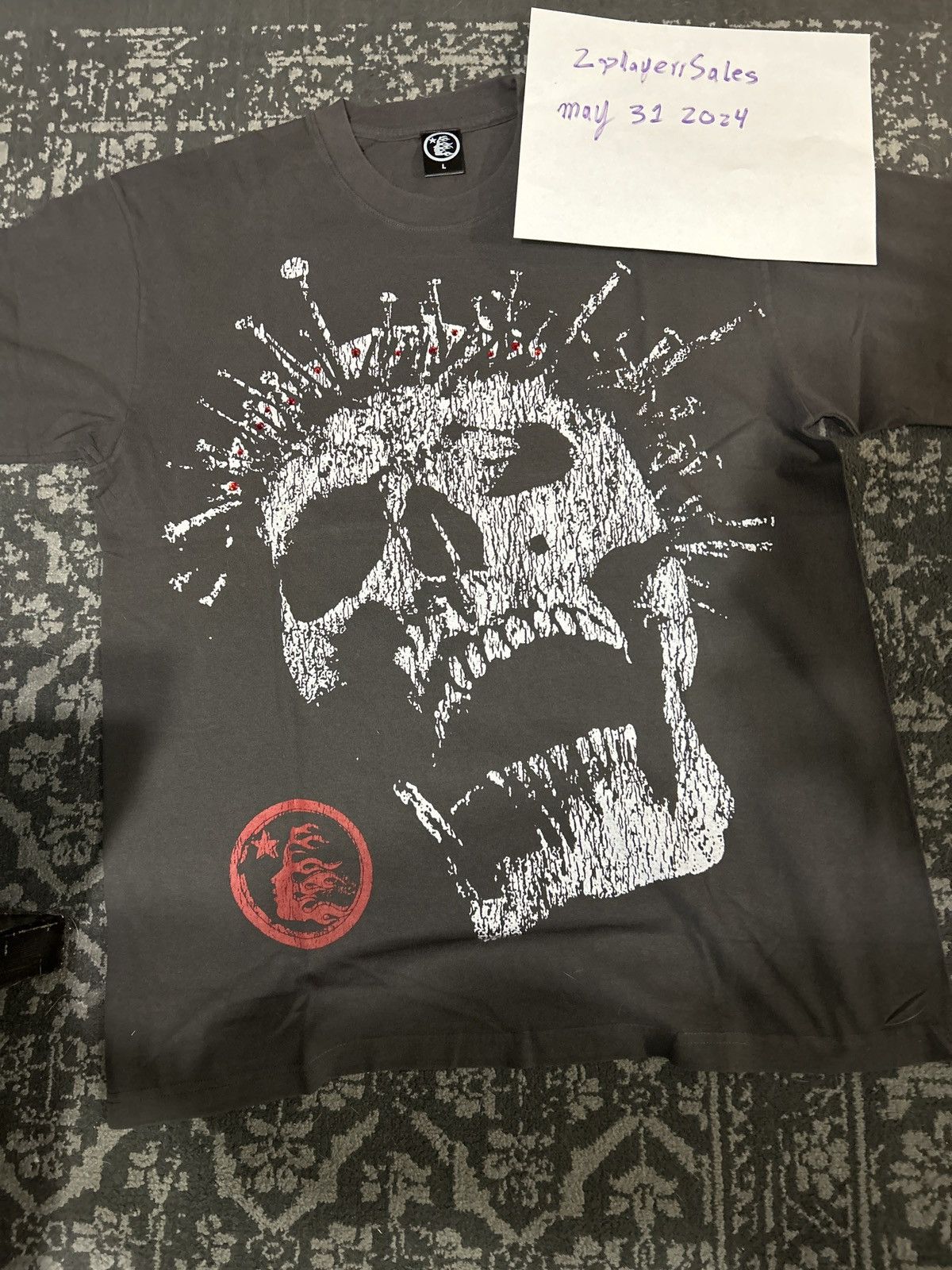 HELLSTAR Hellstar Skull Crown Tee | Grailed