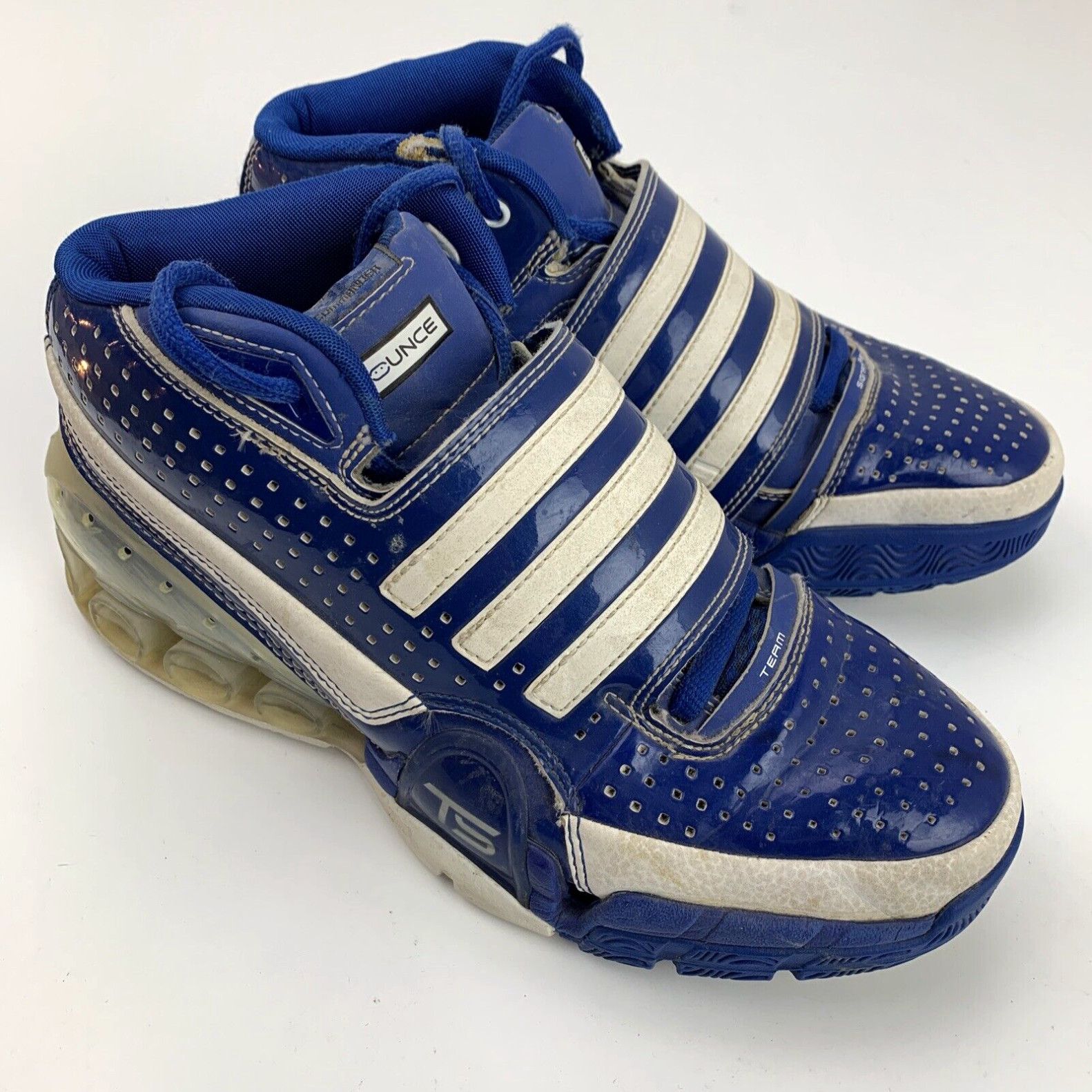 Adidas Adidas TS Bounce Commander Mens Shoes Size 8 Blue White g05883 ...