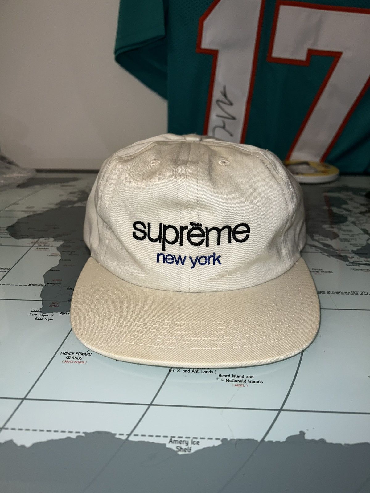 Supreme Supreme white New York hat | Grailed