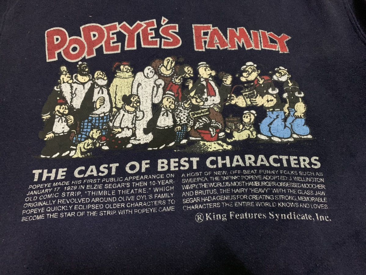 Disney Popeye Hoodies Popeye’s Family Design All Characters | Grailed