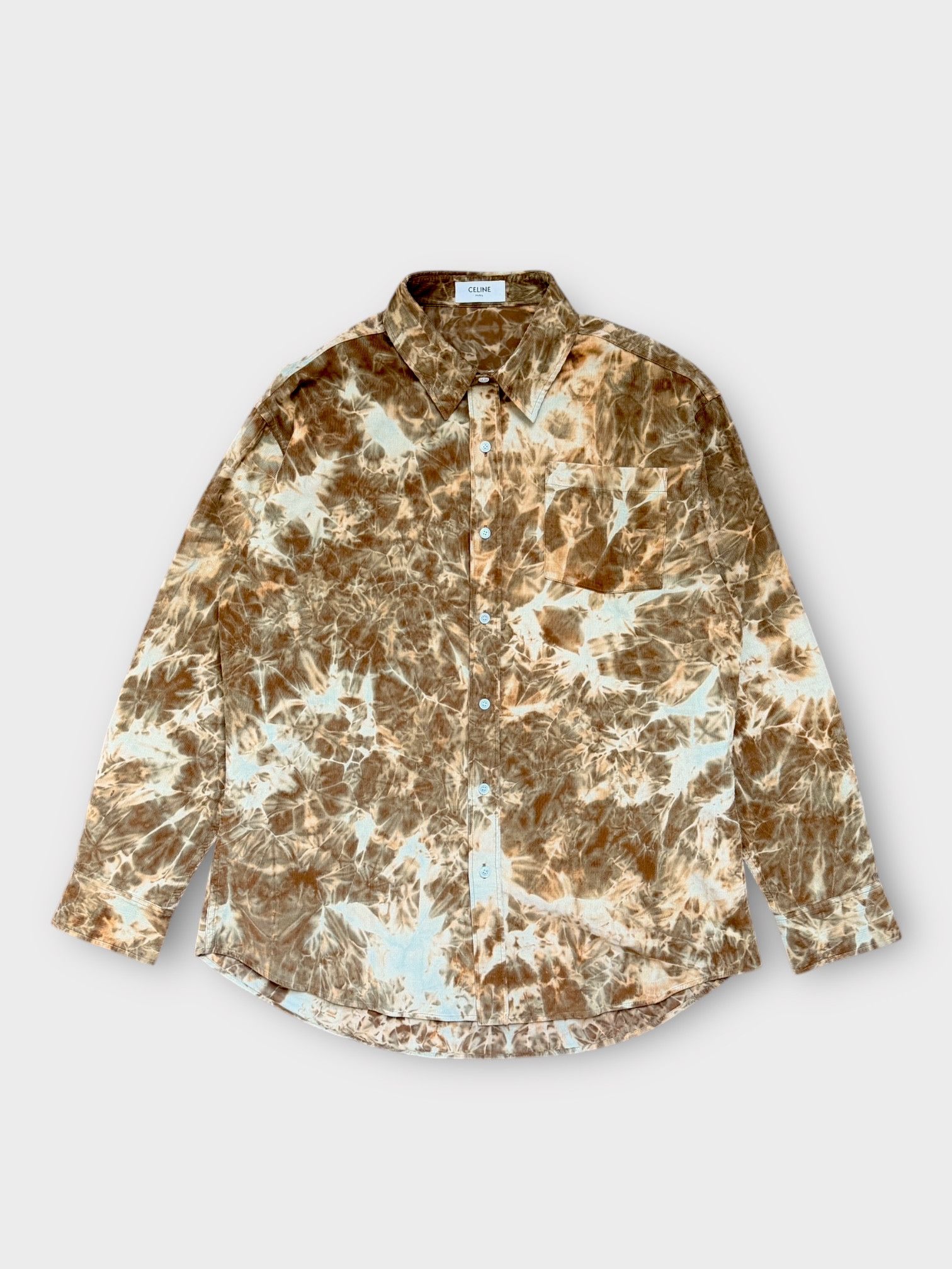 Celine CELINE acid wash corduroy shirt | Grailed