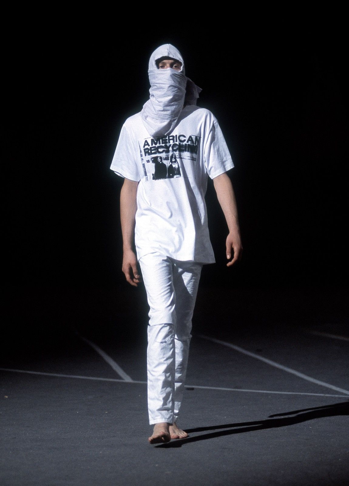 Raf Simons SS2002 ‘American Recycling’ T-shirt | Grailed