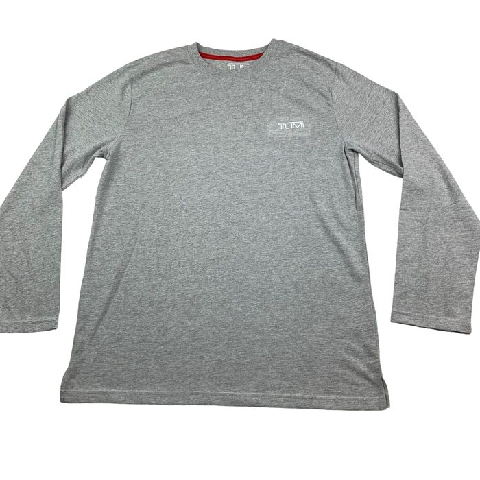 Tumi TUMI x Air India Men’s Crewneck L/S T-Shirt Gray • Small/Medium ...