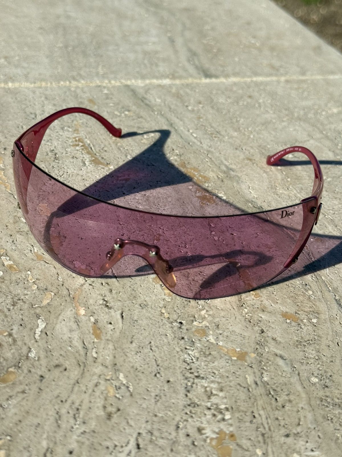 Dior Y2K DIOR BY GALLIANO PINK SUNGLASSES | Grailed