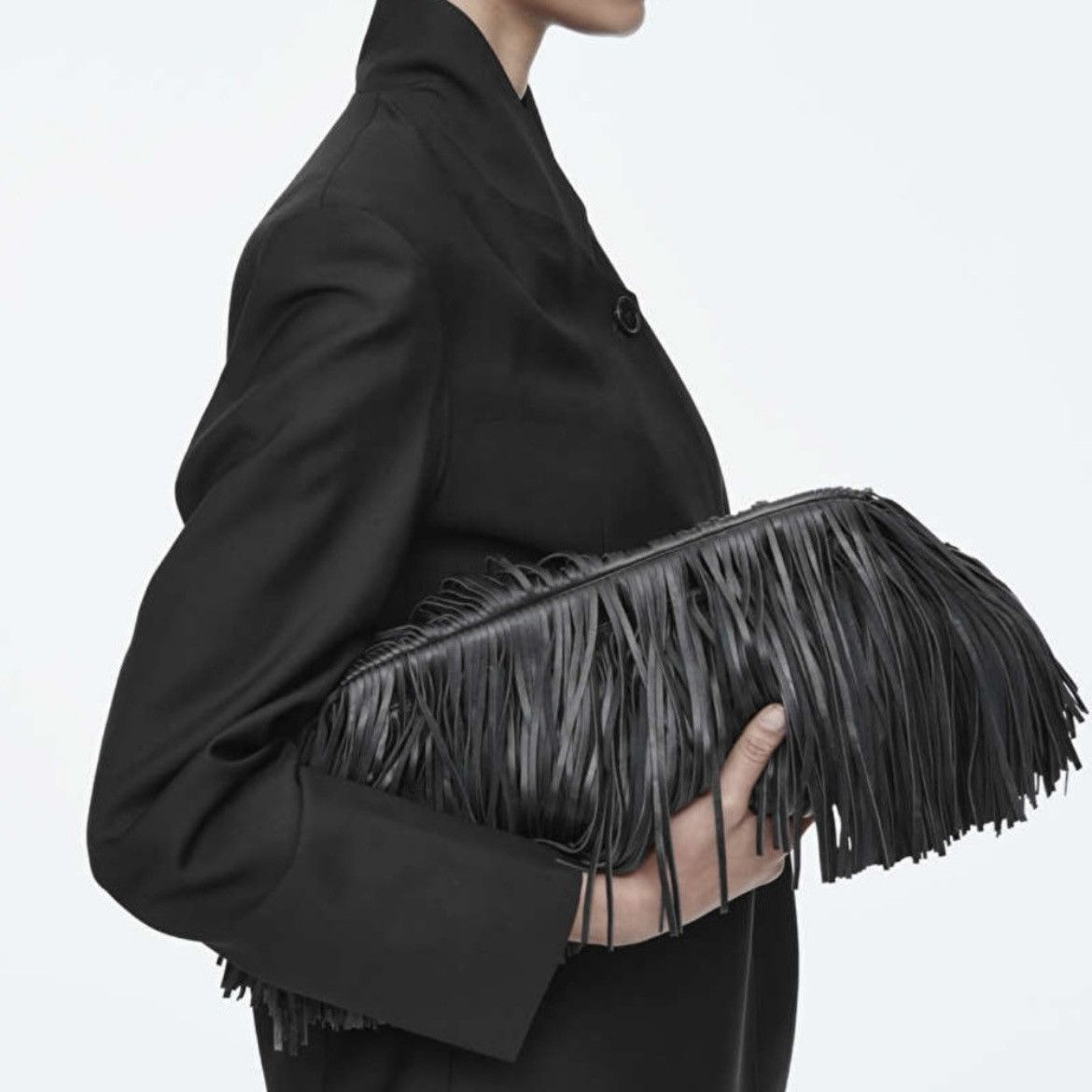 Cos COS Tasseled Framed Clutch NWT | Grailed