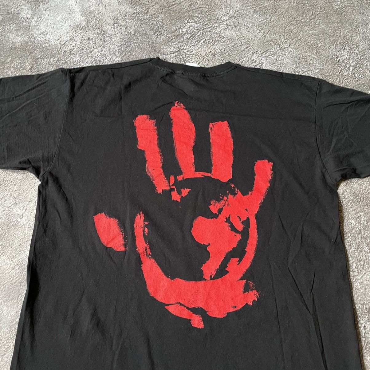 Band Tees × Vintage Vintage Y2K BLOOD ABSTRACT CREEPY FACE ANGRY HORROR ...