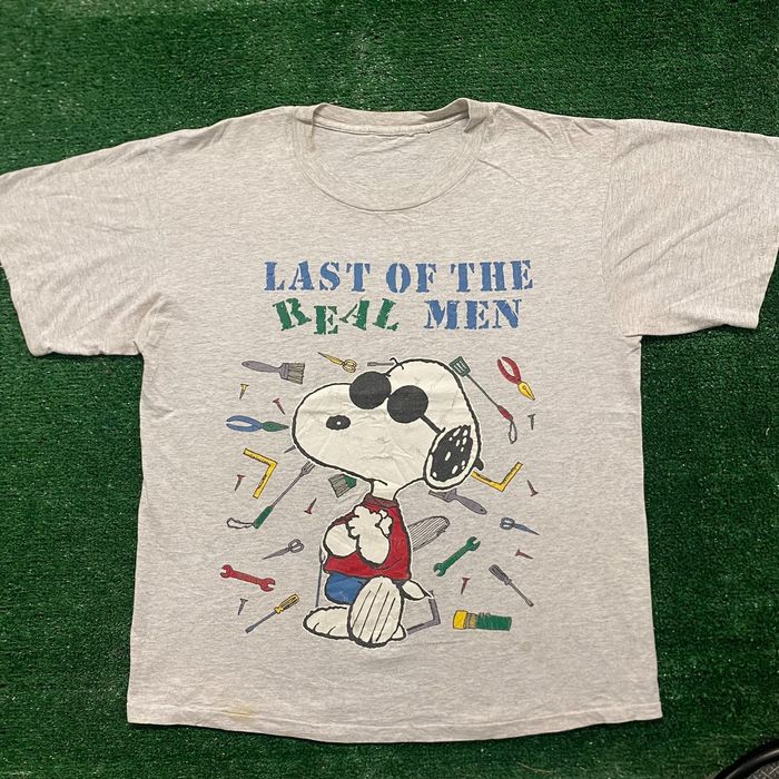 Vintage Vintage 90s Peanuts Snoopy Tools Comic Single Stitch T-Shirt ...