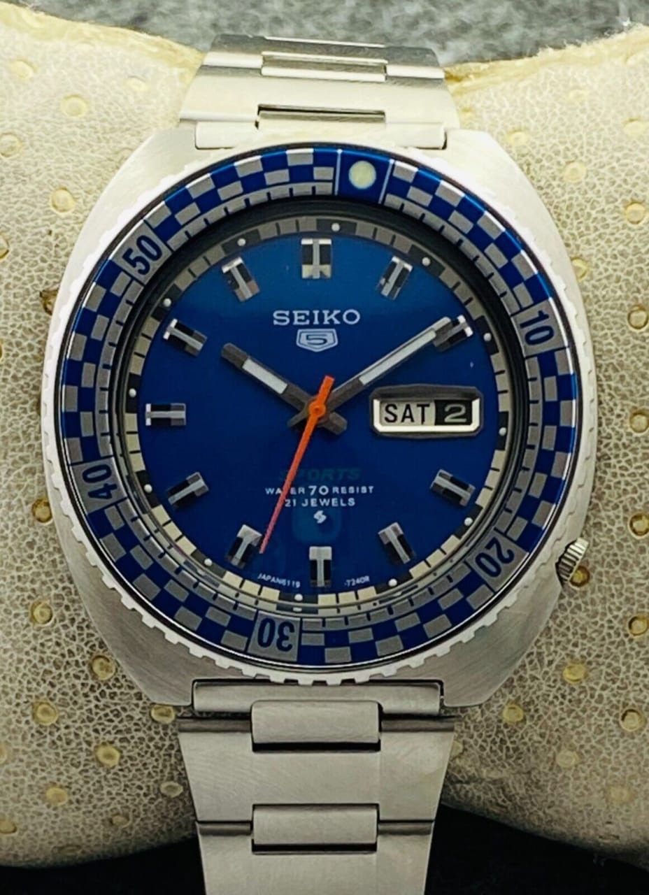 Seiko Seiko 5 Sports Rally Diver Automatic 21J D/D Wrist Watch | Grailed