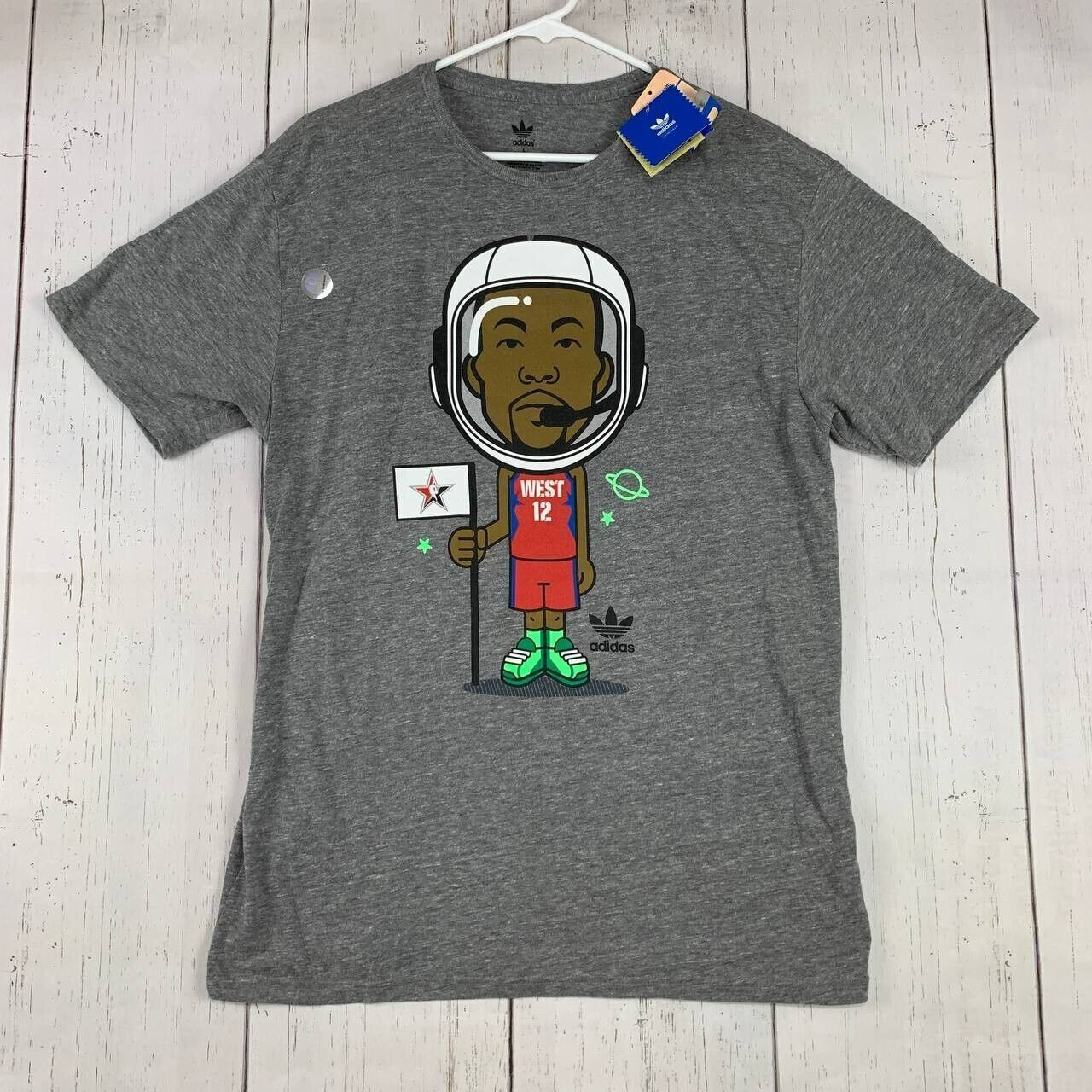 Adidas Los Angeles Lakers Dwight Howard Large Casual T-Shirt Men | Grailed