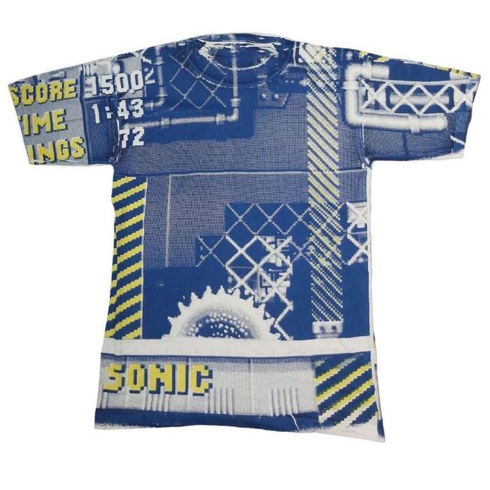 Vintage Vintage 1992 90s Sonic the hedgehog Sega aop all t shirt | Grailed