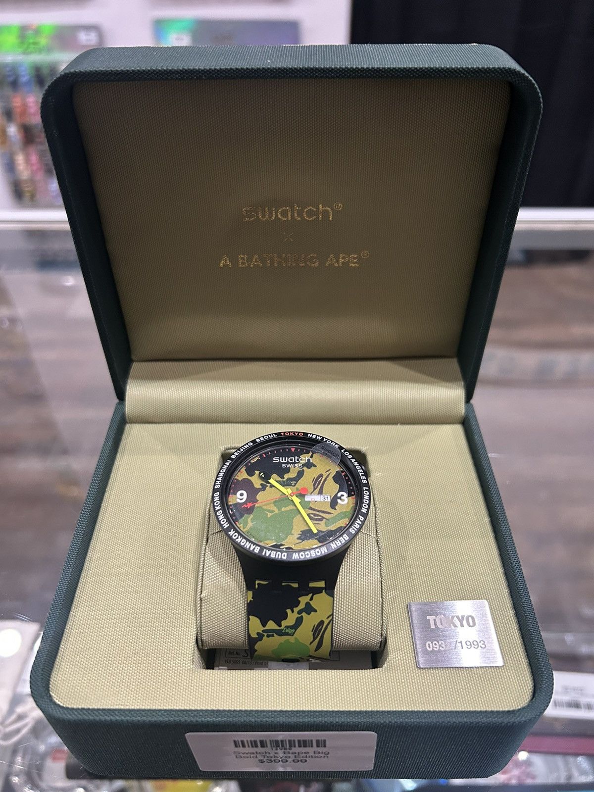 Bape × Swatch Bape x Swatch Big Bold Tokyo Edition | Grailed